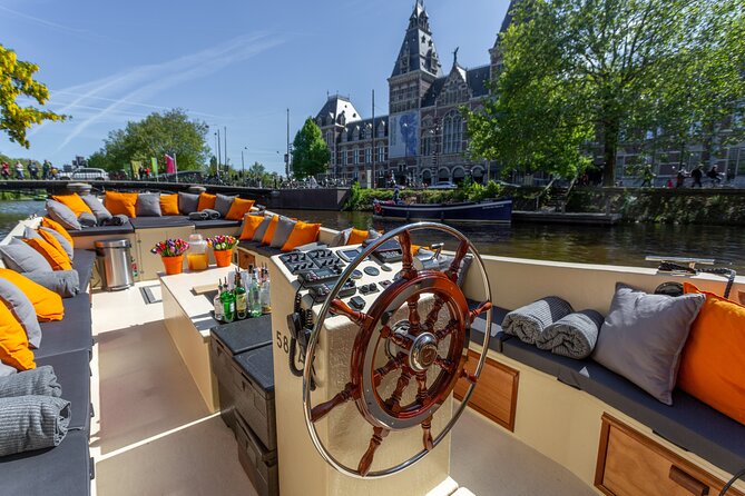 Amsterdam Light Festival: All-In Canal Cruise Covered Saloon Boat - A Close Look at the Amsterdam Light Festival Canal Cruise
