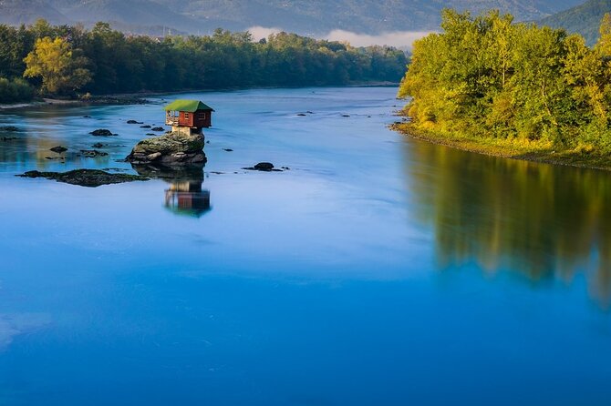 argan Eight Railway, Wooden Town & House on Drina river day trip from Belgrade - Transportation and Group Size