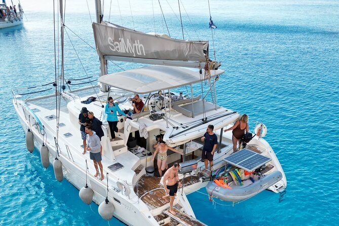 Best of Milos and Poliegos Catamaran snorkelling Cruise with BBQ - The All-Inclusive Experience