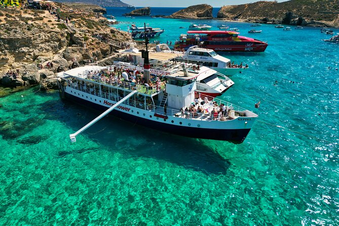 Comino, the BLUE LAGOON, Crystal Lagoon & Caves CRUISE - Key Points