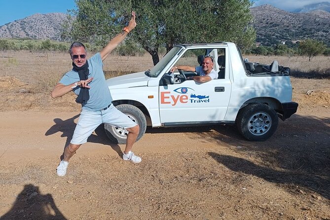 Jeep Safari 4x4 Crete real off road mountain tracks with Lunch from Hersonissos - Key Points