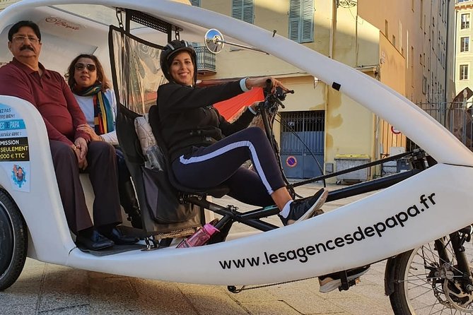 Nice: Visit of Nice by electrically assisted bike taxi 1 hour. - Introduction: Quick, Convenient, and Fun