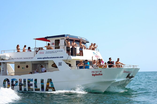 Ophelia Catamaran Cruises + Beach BBQ - The Scenic Passagem Costeira and Benagil Caves