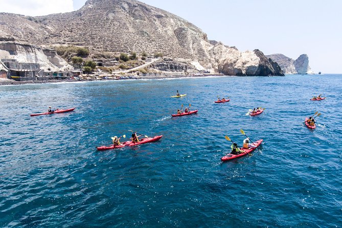 Santorini: Sea Kayaking with Light Lunch - Snorkeling and Beach Time