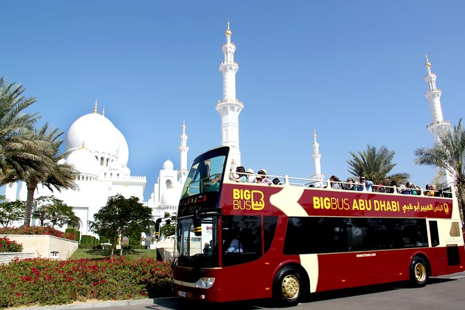Big bus abu dhabi hop on hop off with sheikh zayed mosque tour the itinerary: what’s included and what’s not