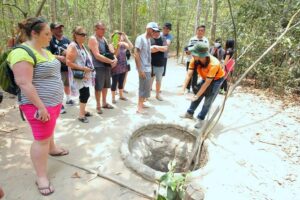 Cu chi luxury group tour tapioca and cake half day the tunnels: walking through a living museum