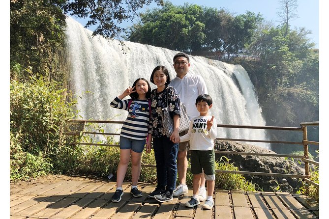 Da lat: 3 waterfalls tour (datanla elephant pongour) transportation and timing