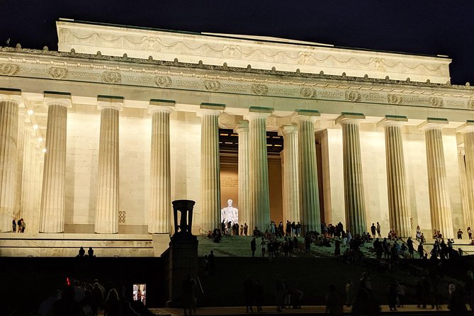 Dc monuments and memorials night tour, glass top upgrade option the stops: what you’ll see and do