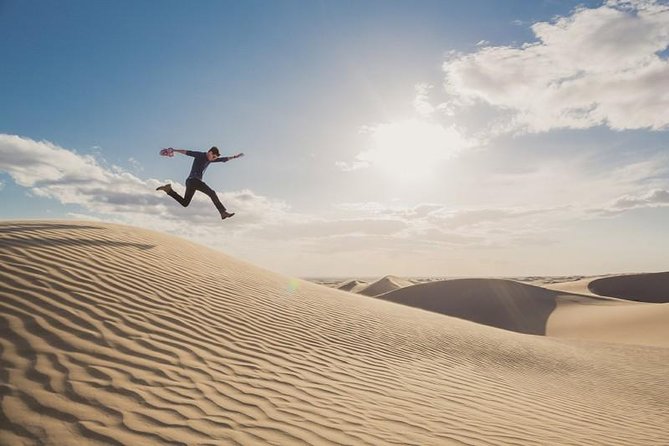 Desert safari, dune bashing, sandboarding, camel, atv option what you’ll love about the tour