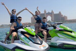 Dubai 1h jet ski, burj al arab, atlantis, ice cream, photo, video the equipment and safety