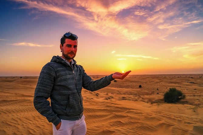 Dubai desert discovery: red dunes safari, sandboard & camel ride detailed breakdown of the itinerary