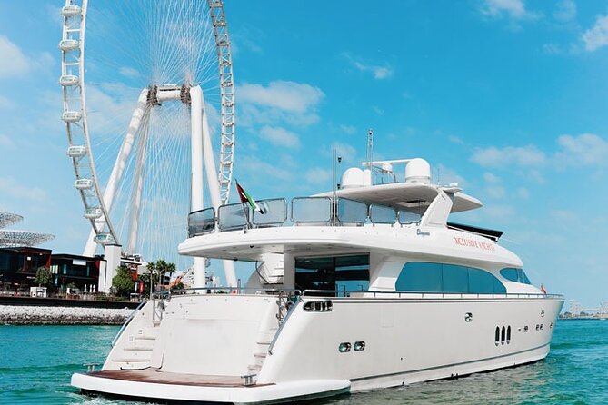 Dubai harbour luxury yacht tour with bbq & drinks the sum up