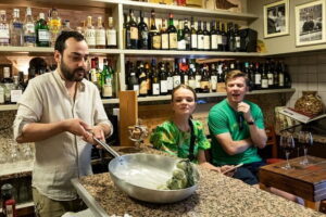 Florence sunset food & wine tour with eating europe historic wine windows and their charm