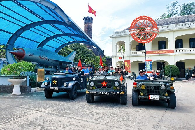 Hanoi jeep tour: food, culture and fun by vietnam army jeep long bien bridge—a photographers dream