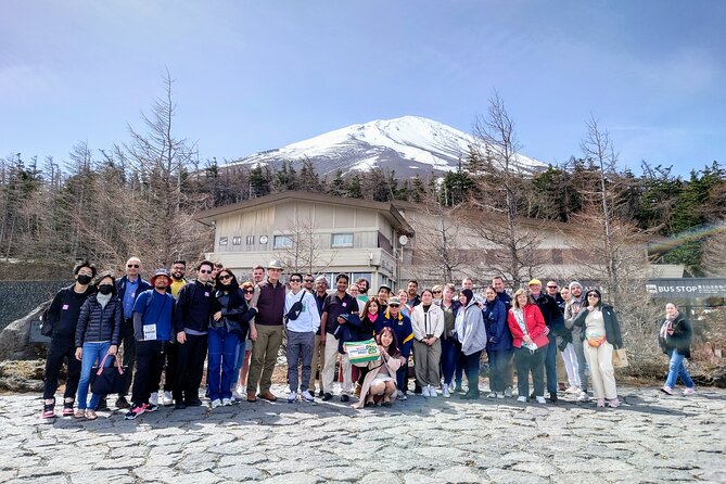 Mt fuji and hakone 1 day bus tour return by bullet train stop 1: mt. fuji 5th station