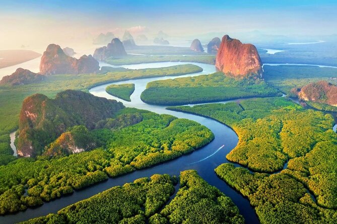 Phang nga bay sea cave canoeing & james bond island by big boat the experience: pros and cons