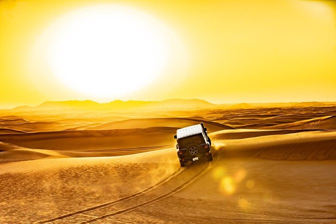 Red dunes desert safari with 4x4 pick up & drop, camel ride, bbq and live shows the itinerary in detail: what to expect at each stop