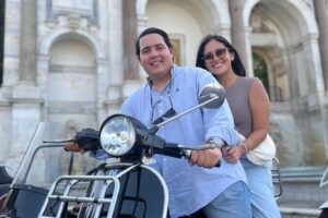 Vespa sidecar tour by night with pickup the itinerary: what to expect