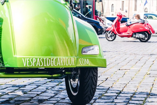 Vespa sidecar tour in rome with cappuccino the experience: what you’ll really get