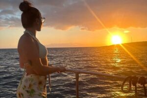 Whale and dolphin watching catamaran with transfer and buffet what makes this tour special?
