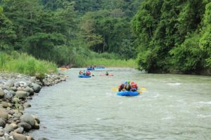 Whitewater rafting savegre class ii iii plus waterfall manuel antonio itinerary in detail