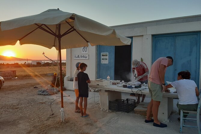 3-Hour Marble Workshop Creating your own Souvenir out of ( Paros ) Marble - A Hands-On Journey into Greek Marble in Paros