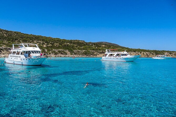Blue Lagoon Latchi Pafos, glass bottom boat+water slide F/D trip - Edro III Shipwreck: Iconic Photos and History