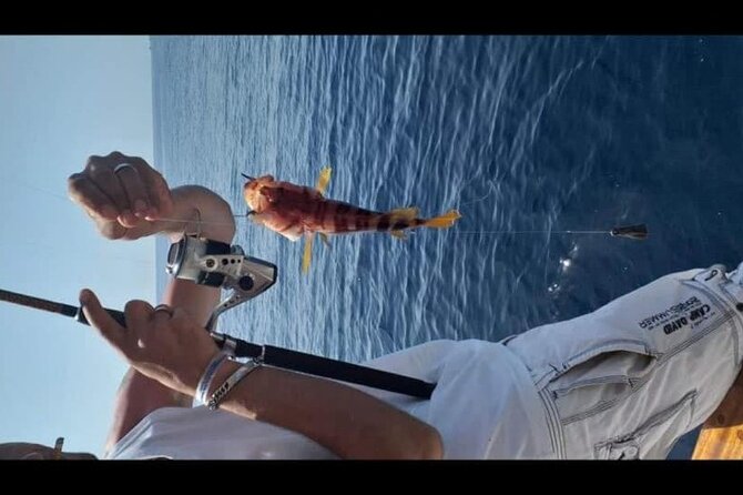 Captain Manolis Fishing with barbecue on the boat - A Food and Scenic Experience