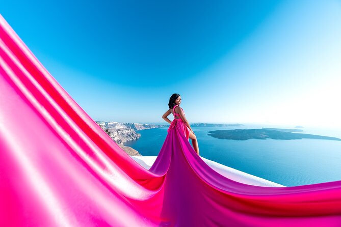 Flying Dress Photoshoot in Santorini by Flying Dress Photo © - The Pros and Cons