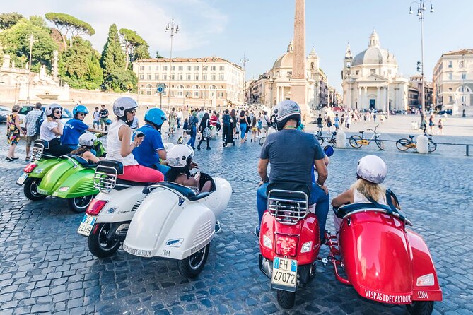 Highlights of Rome Vespa Sidecar Tour in the Afternoon with Gourmet Gelato stop - The Practical Side