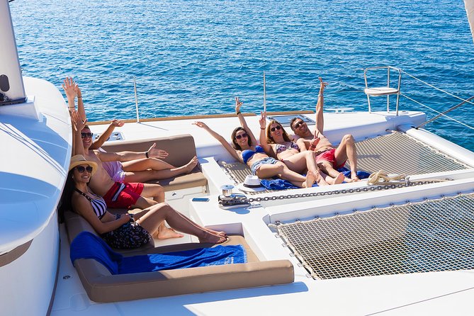 Santorini Private Catamaran Cruise with BBQ, Open Bar & Transfers - Pricing and Value