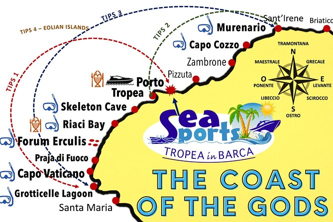 Amazing boat trip from Tropea to Capo Vaticano - 6 to 12 people - FAQs