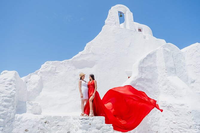 Mykonos Flying Dress Photoshoot - The Sum Up