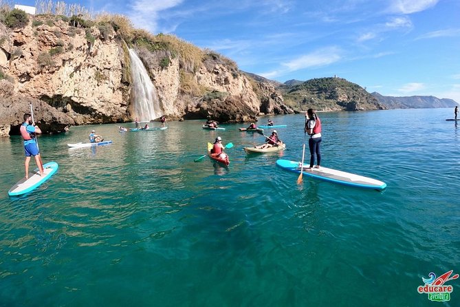 Paddle Surf Route Cliffs Nerja and Cascada de Maro + Snorkel - Safety Measures and COVID-19 Precautions