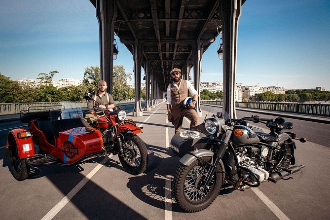 Paris Highlights city tour on a vintage Sidecar Motorcycle - FAQs