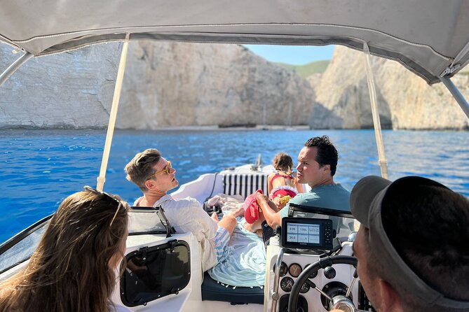 Private 7m 250hp speed boat tour Shipwreck Blue caves up to 8pax - The Sum Up