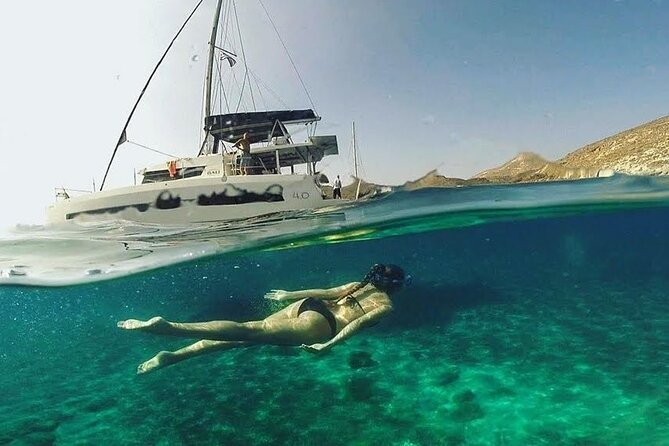 Santorini Catamaran Cruise with Fresh Meal and Open Bar - Pricing and Value