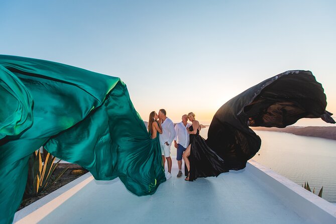 Santorini flying dress photo - The Sum Up: Is the Santorini Flying Dress Photoshoot Worth It?