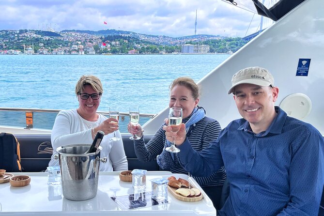 Bosphorus Yacht Cruise with Stopover on the Asian Side - (Morning or Afternoon) - FAQs