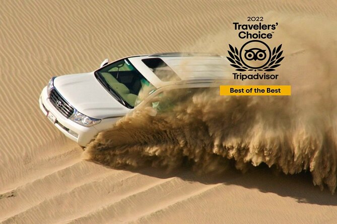 Desert safari, Dune bashing, sandboarding, camel, ATV Option - Experience Quality and Family Friendliness