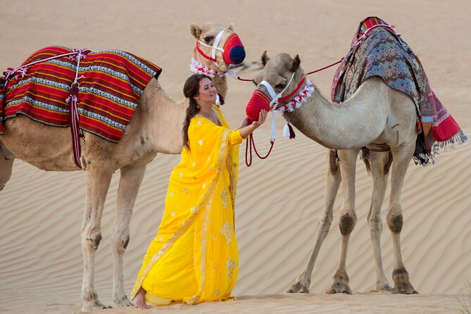 High Red Dunes with Camel Ride, Sandboarding, Falcon Show and VIP BBQ Dinner - The Sum Up