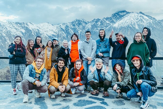 Highlights of Caucasus Mountains-Jinvali,Ananuri,Gudauri,Kazbegi(Group tour) - Russia-Georgia Friendship Monument