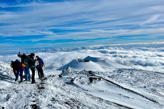 Hike near the summit craters up to the maximum safe altitude currently foreseen - The Sum Up