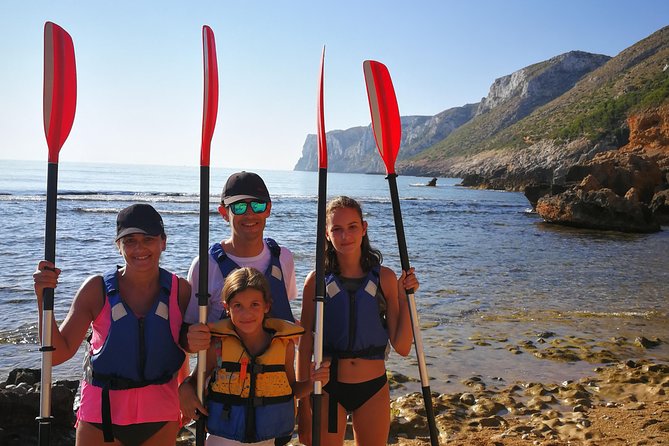Kayak Dénia "Cova Tallada" + Snorkeling + Speleology - FAQ