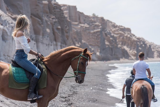 Santorini Horse Riding to Black Sandy Beach - Who Will Love This Tour?