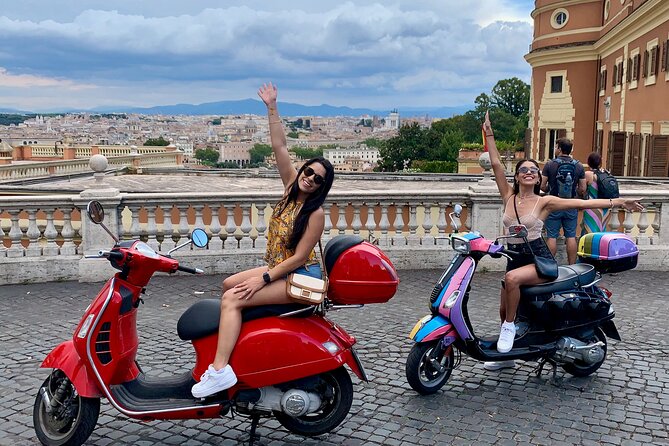 Vespa Tour in Rome Driven by Us with Optional Pick Up - FAQ
