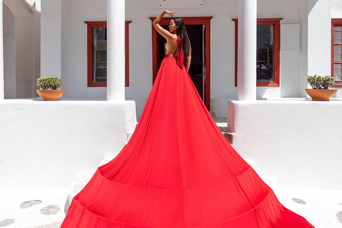 Private Flying Dress Photoshoot in Mikonos - FAQ