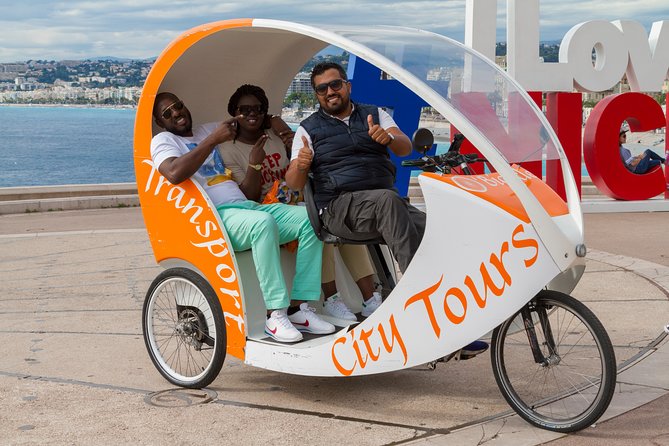 Nice: Visit of Nice by electrically assisted bike taxi 1 hour. - Frequently Asked Questions