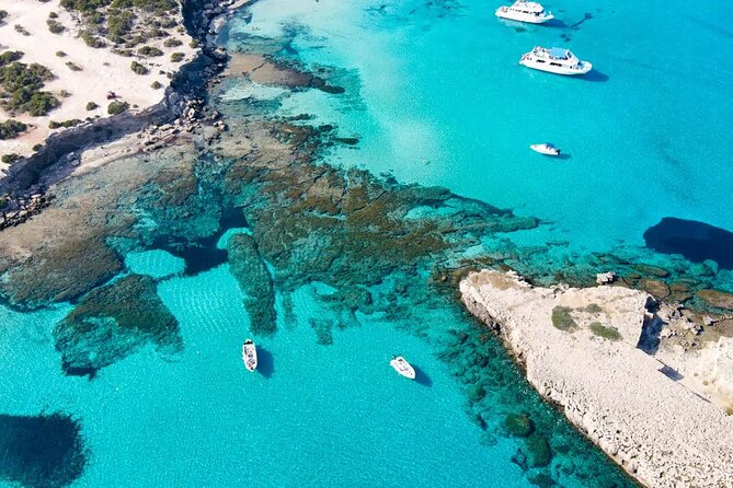 Blue Lagoon Latchi Pafos, glass bottom boat+water slide F/D trip - Key Points