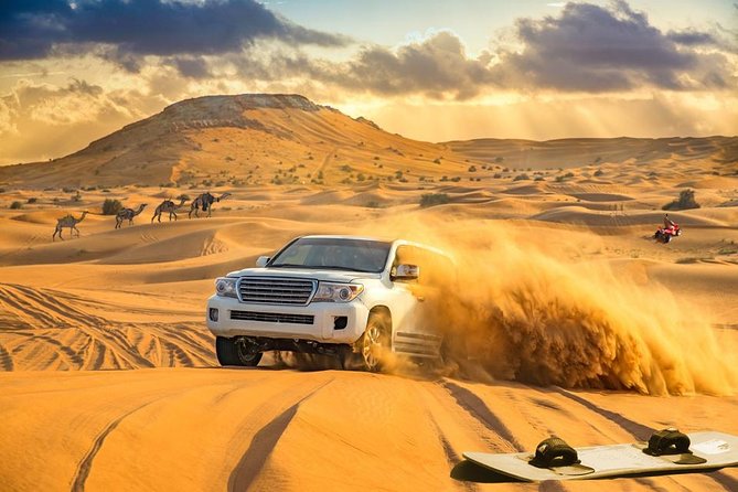 Dubai Desert Discovery: Red Dunes Safari, Sandboard & Camel Ride - Key Points